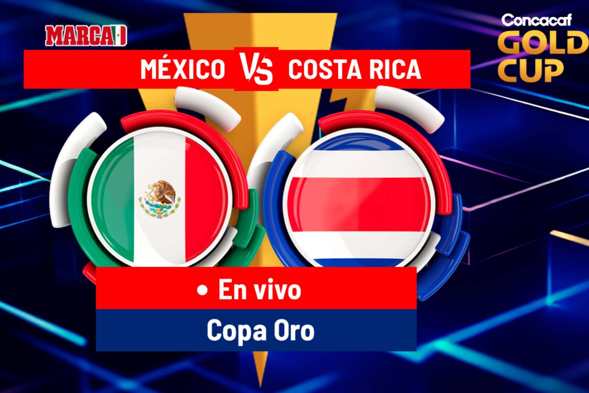 México vs Costa Rica EN VIVO por Internet. Juego hoy de Cuartos Copa ...