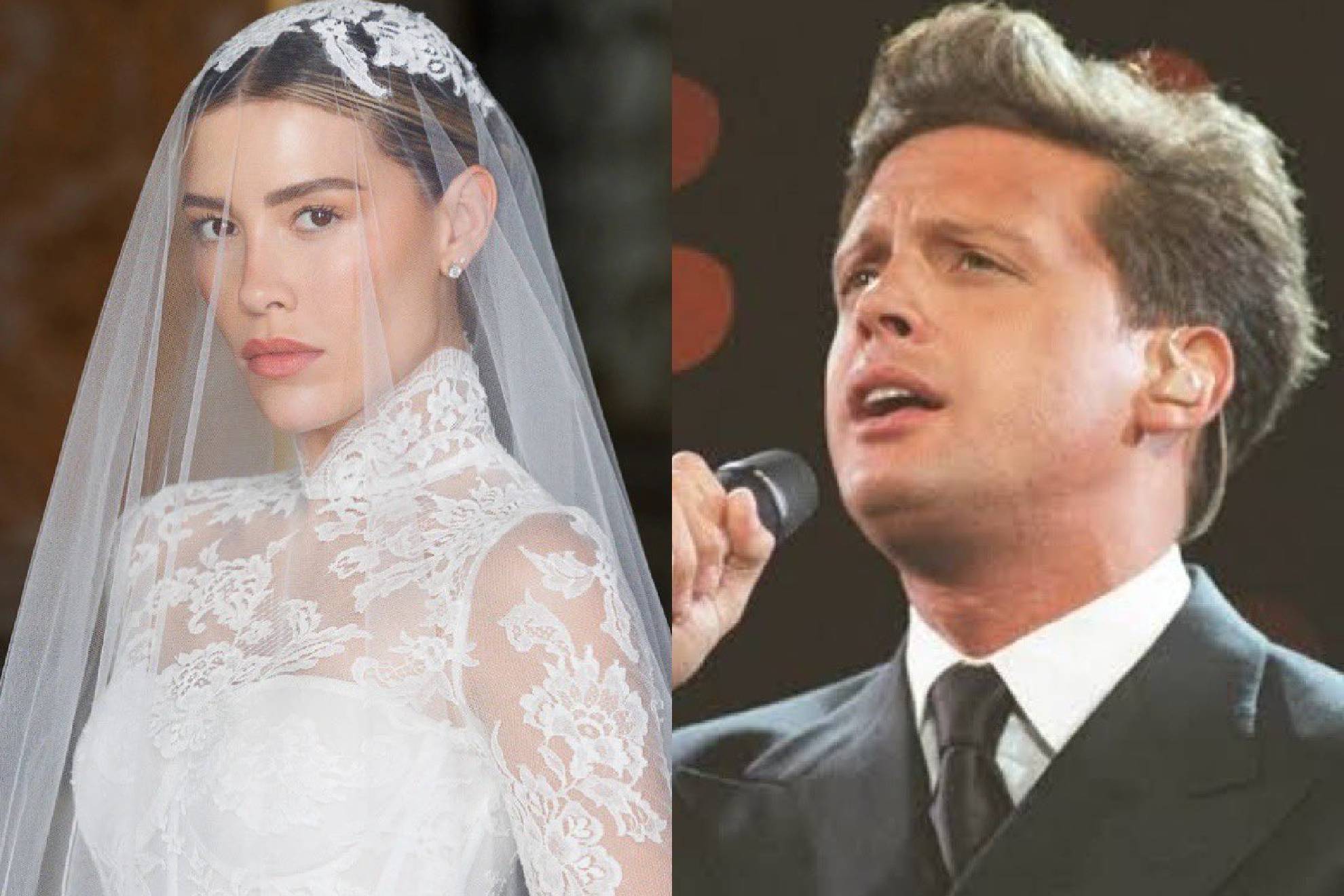 Luis Miguel entrega en el altar a su hija Michelle Salas en su boda ...
