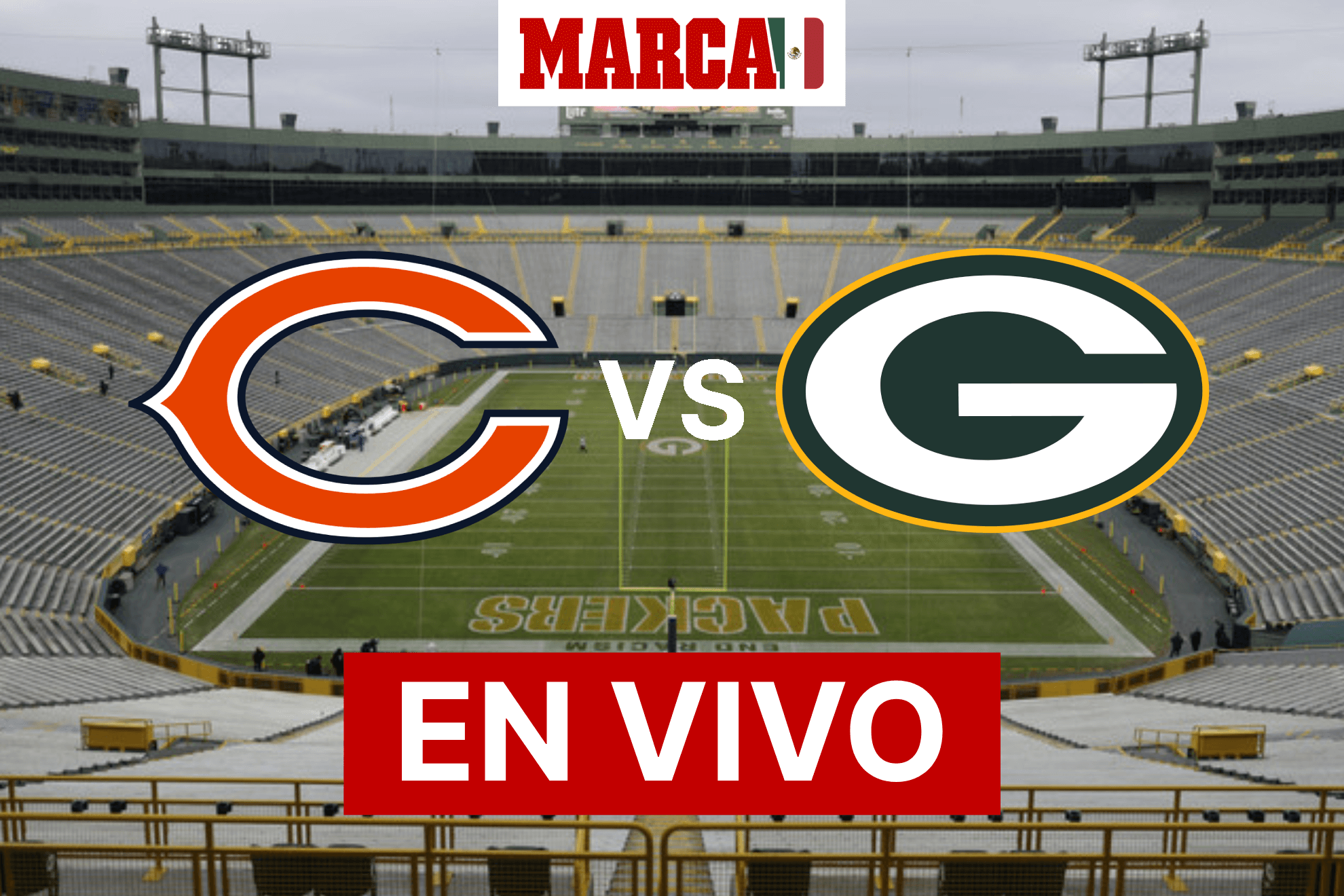 Bears vs. Packers EN VIVO online. Juego de Green Bay - NFL hoy