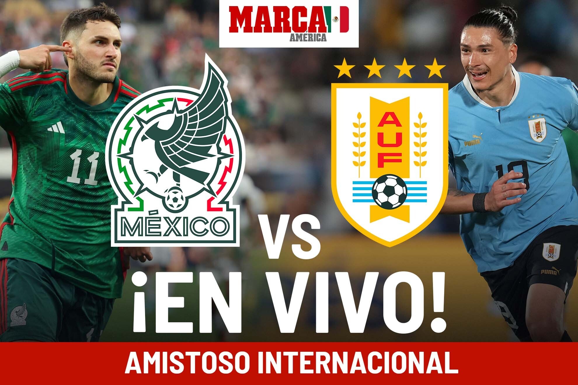 ¿Cómo quedó México vs. Uruguay? Resultado y hat-trick de Darwin Núñez en amistoso previo a la ...