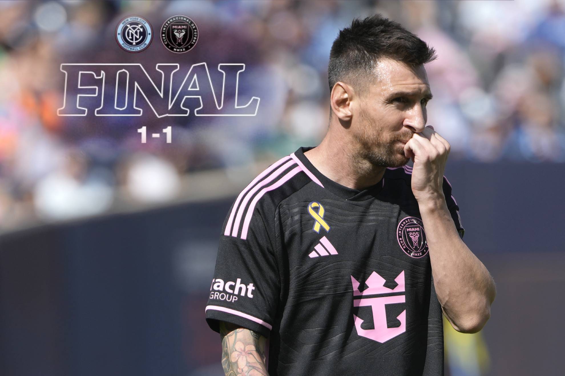 Resultado New York City vs Inter Miami: Con Messi, dejan ir la victoria ...