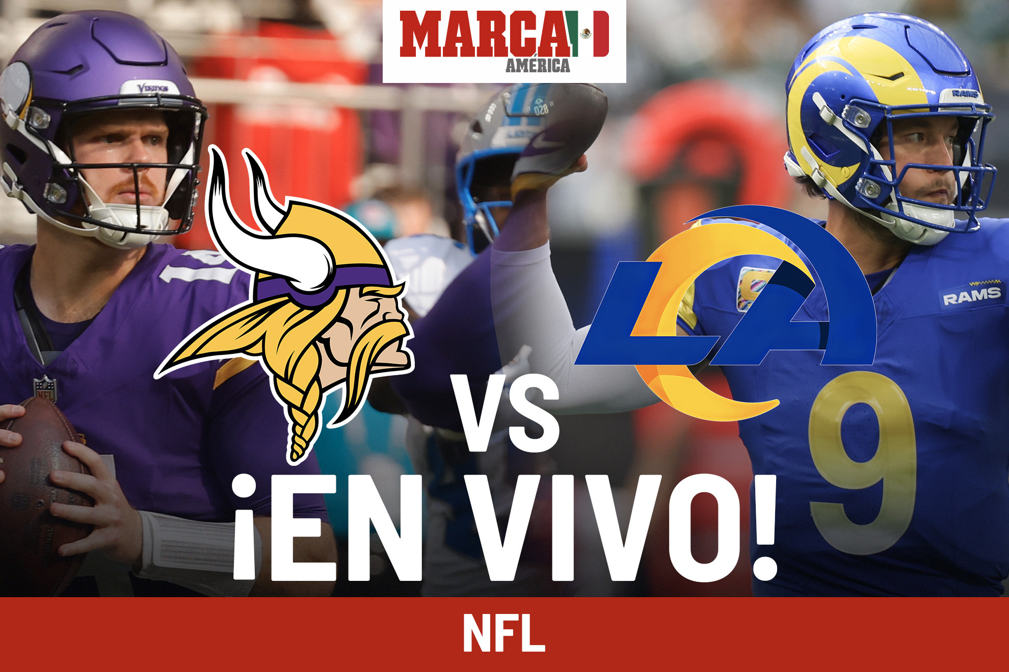 Juego Vikings vs Rams EN VIVO hoy. Partido Thursday Night Football ...