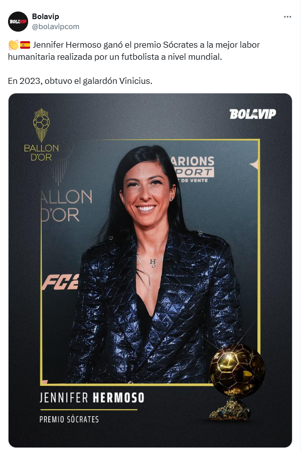 Jennifer Hermoso, estrella de Tigres de la Liga MX Femenil, galardonada ...
