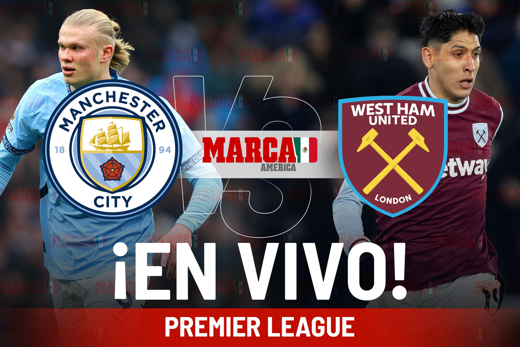 Manchester City vs West Ham EN VIVO Online. Juego Edson Álvarez ...