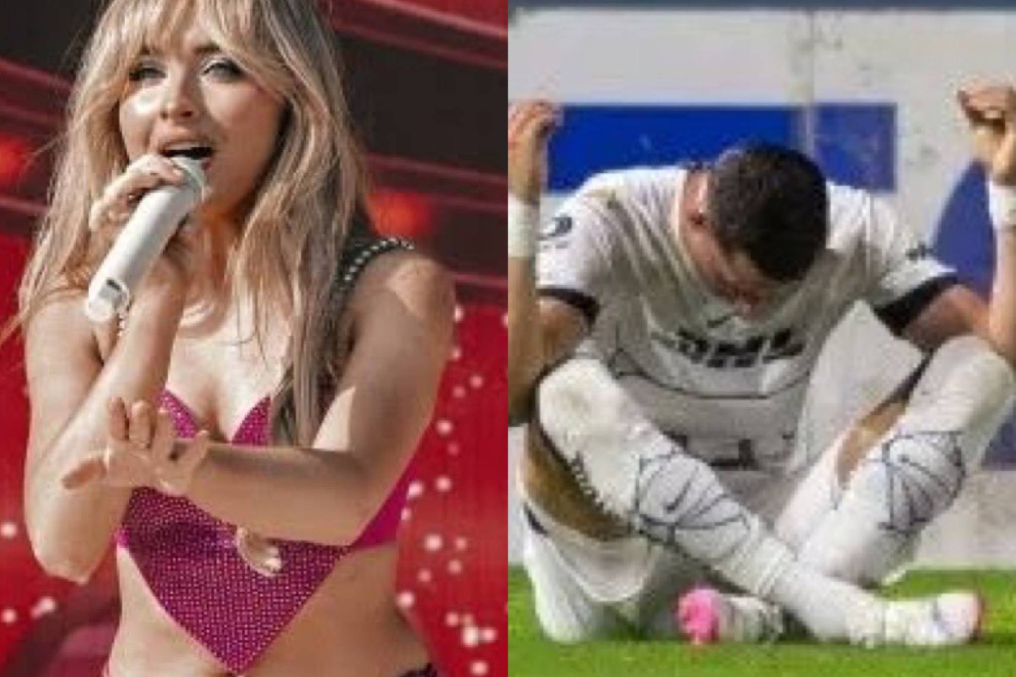Sabrina Carpenter se vuelve viral al hacer épico festejo como de Funes Mori | MARCA México