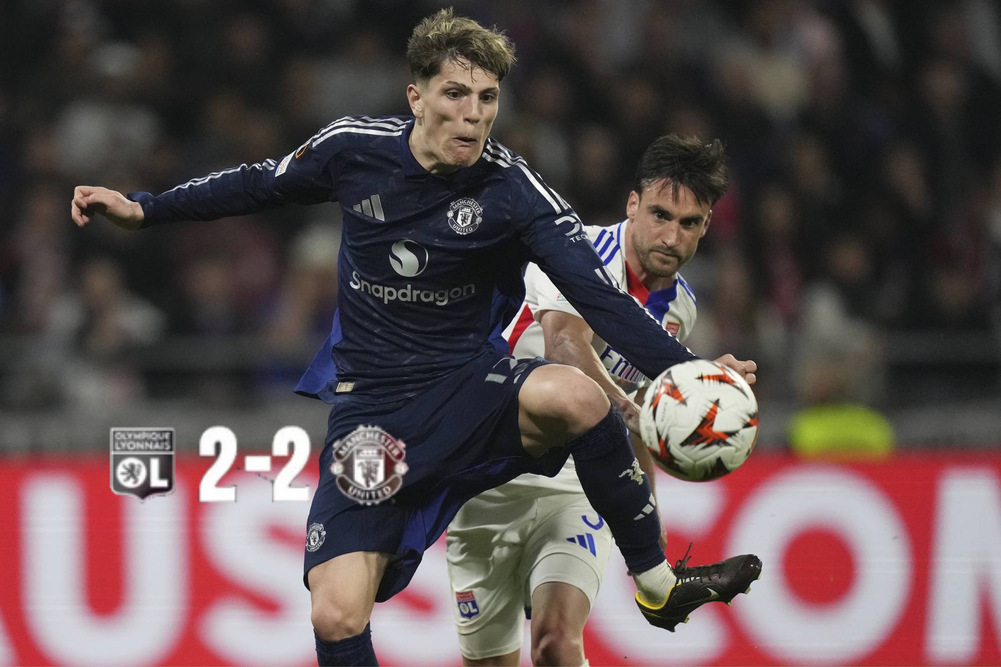 Resultado Lyon vs Manchester United: Dejan escapar la victoria en el ...