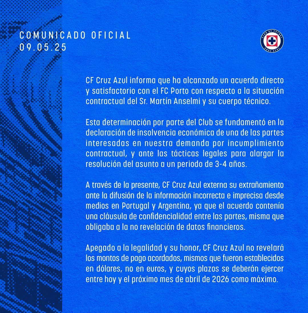 Liga MX 2025: Martín Anselmi alza la voz contra Cruz Azul: "¡Dejen de mentir!" | MARCA México