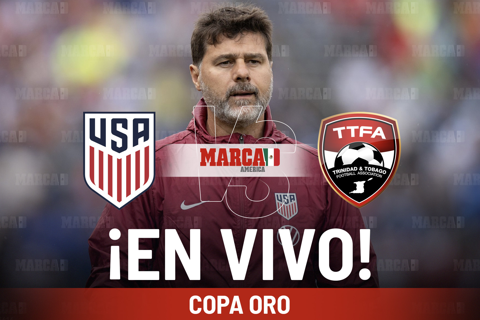 Estados Unidos vs Trinidad y Tobago EN VIVO Hoy. Partido de la Copa Oro de Concacaf 2025