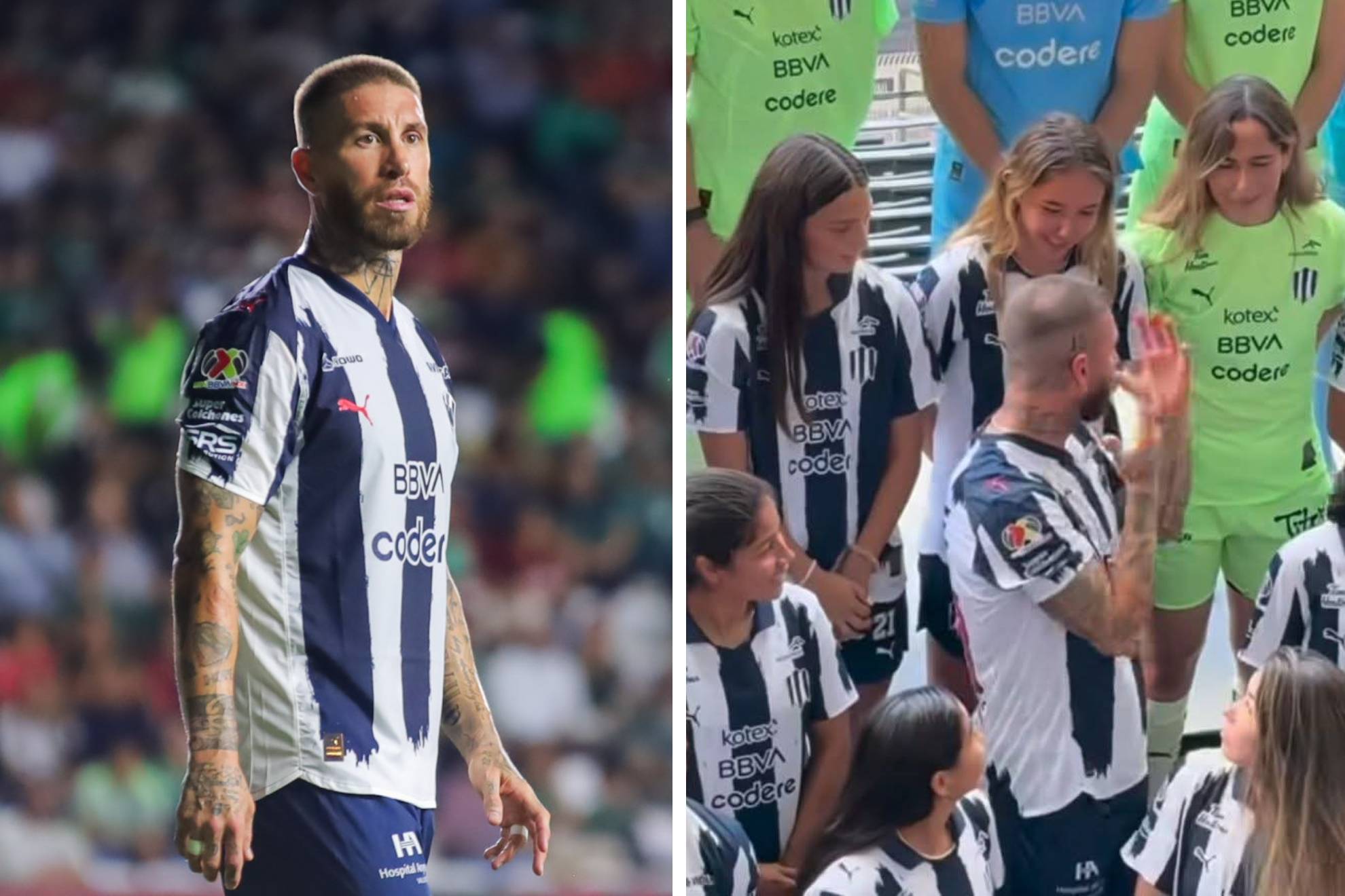 Liga MX 2025: Sergio Ramos se divierte con jugadoras de Rayadas en la ...