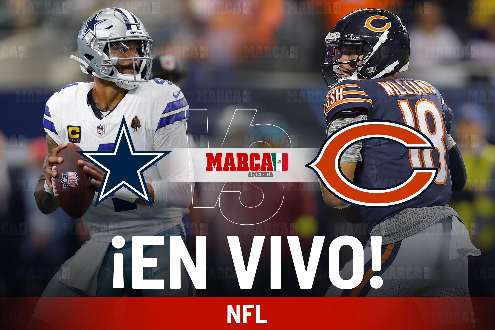 Cowboys vs Bears EN VIVO Hoy. Partido del equipo de Dallas de Jerry ...