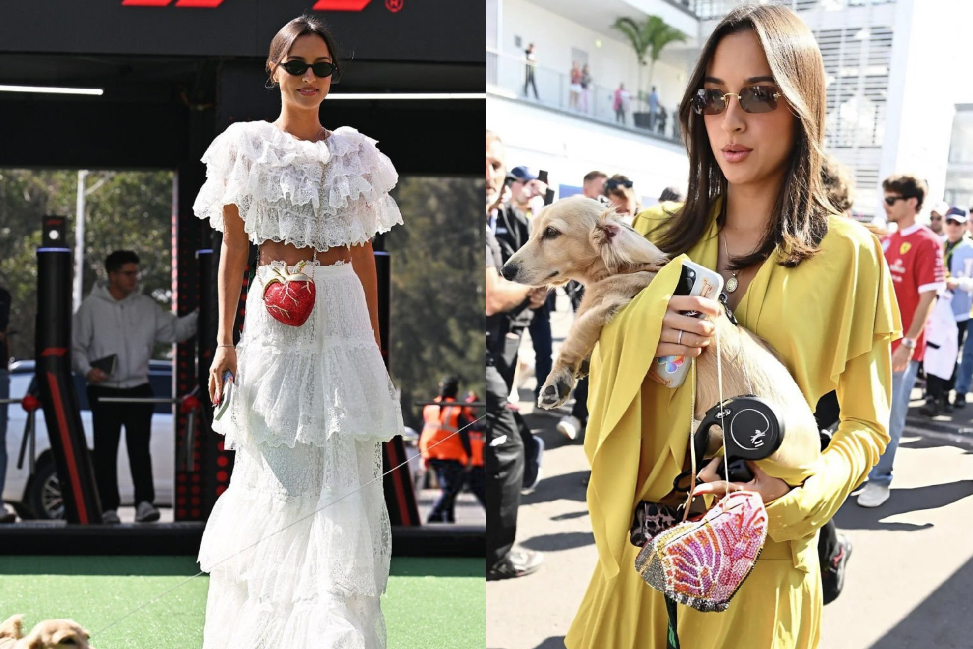 Alexandra, la prometida de Leclerc, sorprende en el GP México con look ...