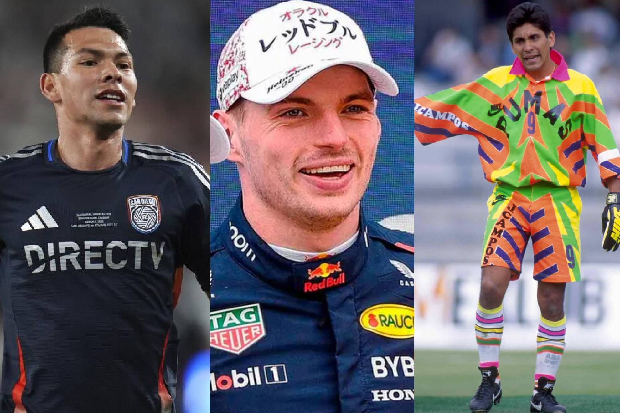Max Verstappen domina el futbol mexicano con Jorge Campos y Chucky ...