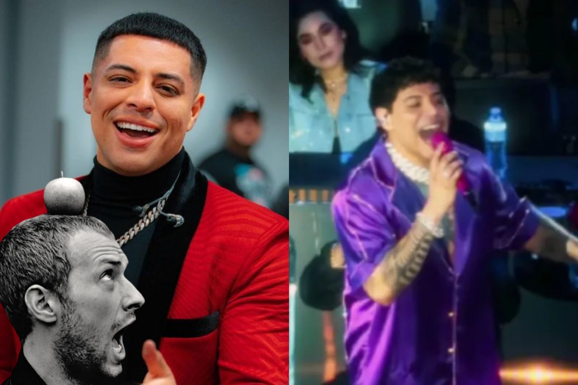 Captan infidelidad en pleno concierto de Grupo Firme: Al puro estilo de Coldplay | MARCA México