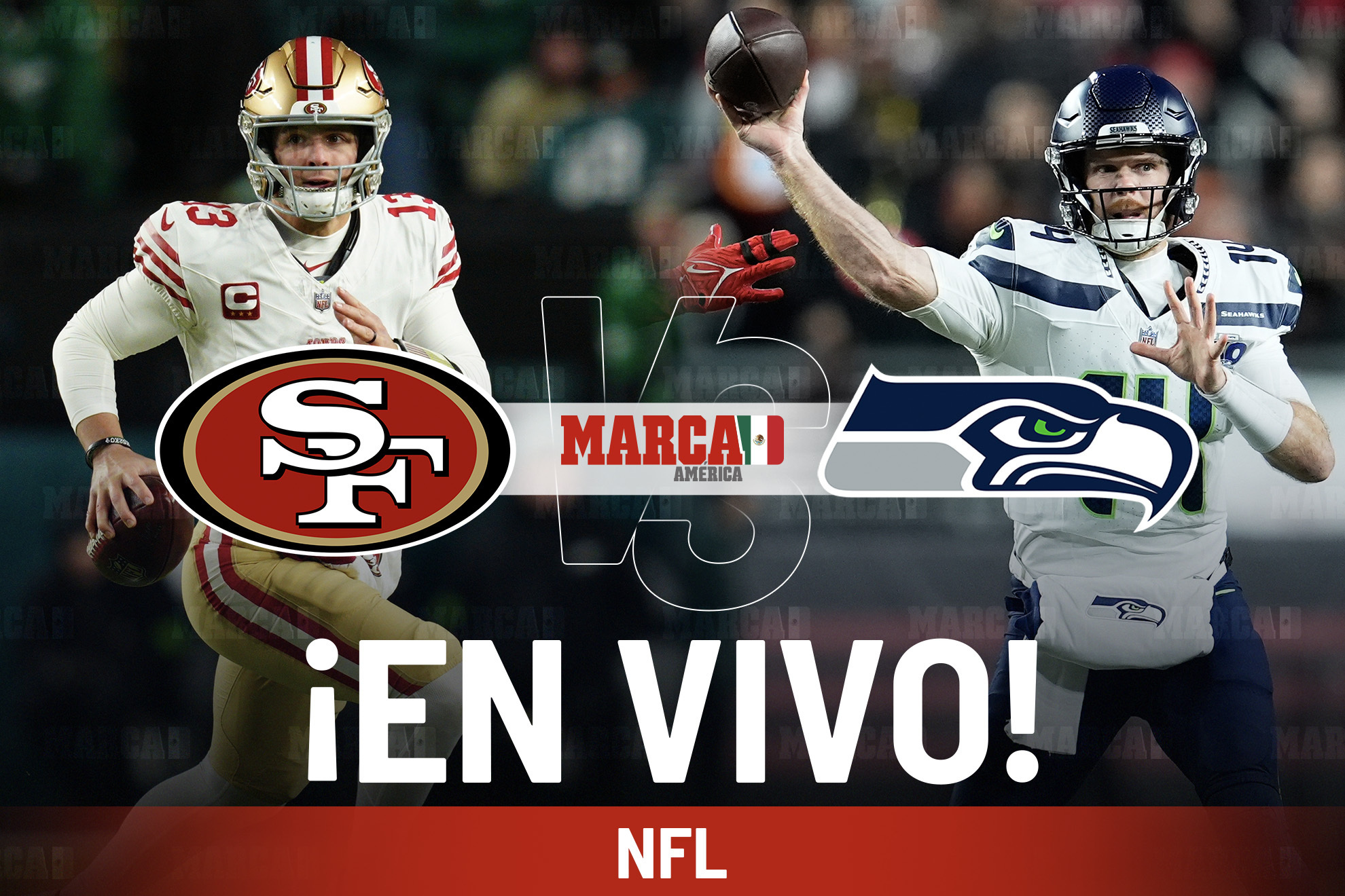 49ers vs Seahawks EN VIVO Online. Partido de la Ronda Divisional de la ...