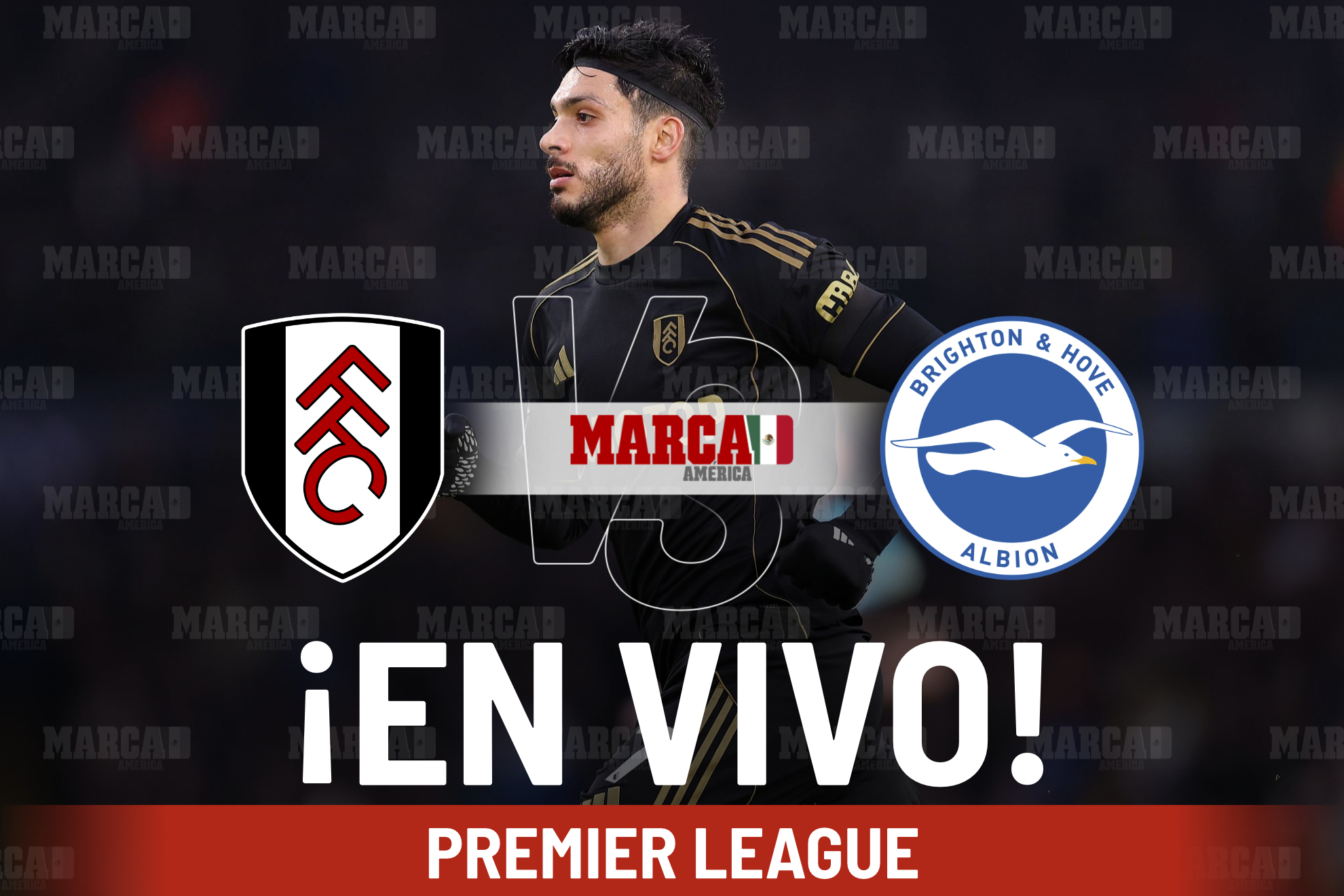 Fulham vs Brighton EN VIVO Online. Partido de Raúl Jiménez en la ...