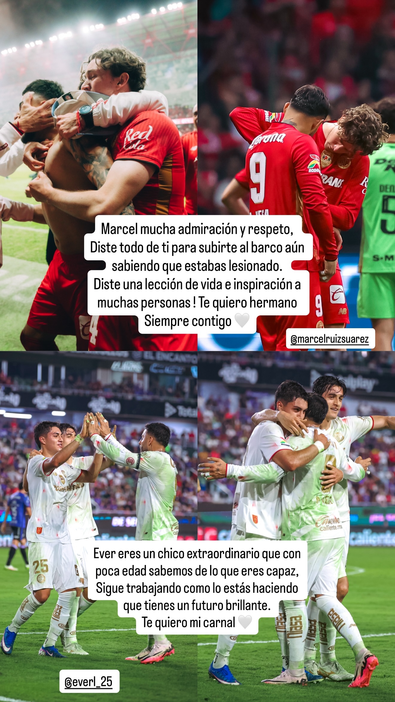 Alexis Vega hace sacar la lágrima con mensaje a Marcel Ruiz por no ...