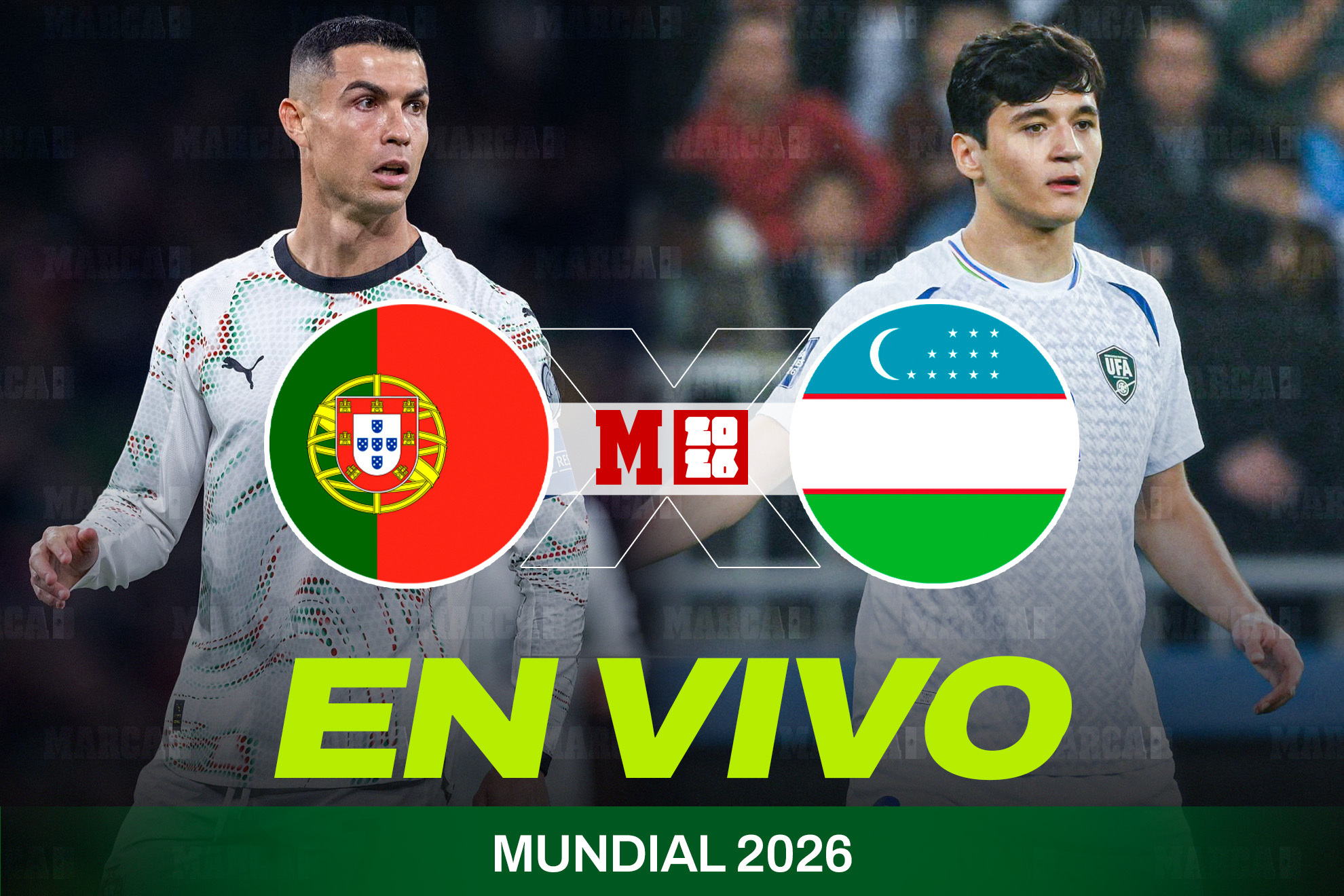 Portugal vs Uzbekistán EN VIVO Hoy. Juego de Cristiano Ronaldo en Grupo ...
